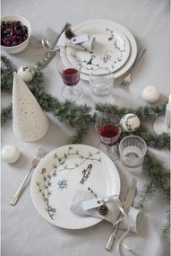 Bílý porcelánový talíř s vánočním motivem ø 27 cm Hammershøi Christmas – Kähler Design