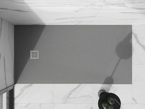 Mexen Stone+ obdélníkový kompozitní sprchový kout 200 x 100 cm, šedý-beton - 44611020