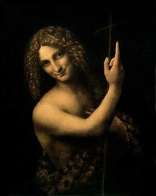 Leonardo da Vinci - Obrazová reprodukce St. John the Baptist, 1513-16, (30 x 40 cm)