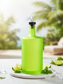 Neonově zelená láhev na olej VILO 500 ml