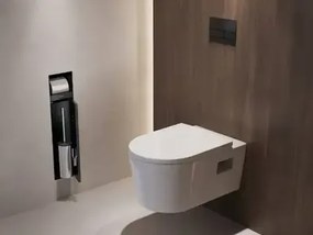 Hansgrohe XtraStoris Rock - Podomítkový držák toaletního papíru s WC š