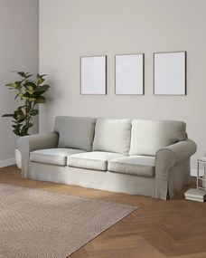 Potah na pohovku IKEA Ektorp 3-místná, nerozkládací barva zelená látka sametová