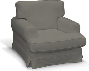 Potah na křeslo IKEA Ekeskog barva šedá látka pletený vzor