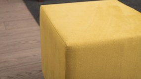 Atelier del Sofa Taburet Daisy - Yellow, Žlutá