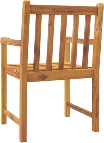 Zahradní židle 8 ks 56 x 55,5 x 90 cm masivní akáciové dřevo 3206274