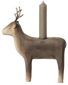 Vánoční dřevěný svícen Reindeer Large Maileg
