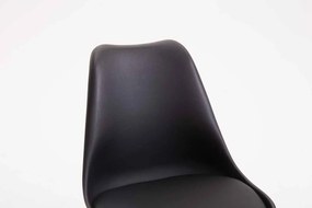 Kancelářská židle Toulouse plast – černá