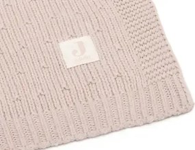 Jollein Deka pletená Sprinkle Knit Silk Rose / Deka / 75x100 cm