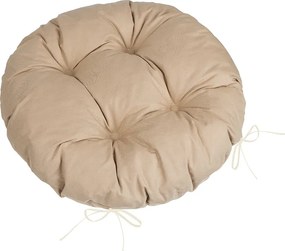 Bellatex Sedák Adéla prošívaný kulatý Béžová 40 cm, (průměr)