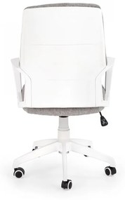 Kancelářská židle Spiolla šedá/bílá
