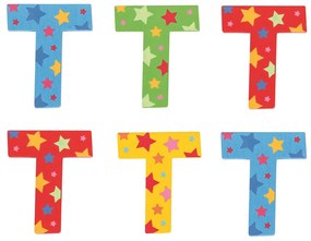 Bigjigs Toys Hvězdičkové písmenko T