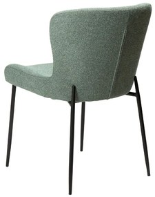 ​​​​​Dan-Form Zelená látková jídelní židle DAN-FORM Glam