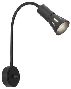 Candellux Flexibilní lampička ARENA 1xE14/40W/230V černá CA0396