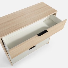 Komoda Ryga 06 98 cm dub Riva/šedá