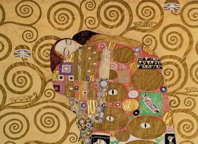 Gustav Klimt - Obrazová reprodukce Fulfilment (Stoclet Frieze) c.1905-09, (40 x 30 cm)