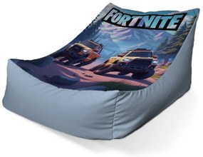 Sablio Sedací vak Lounge FORTNITE Off-road auta - 120 x 100 x 80 cm