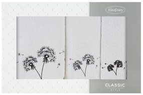 FROTÉ RUČNÍK MOLI3 SADA 1KS 30X50 CM, 1KS 50X90 CM, 1KS 70X140 CM BÍLÁ