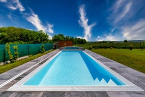 Přelivový bazén QBIG BENEFIT 3 x 6 x 1,2 m - Bílý