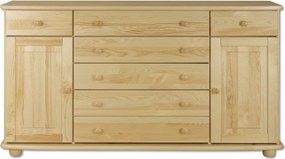 Casarredo - Komfort nábytek Komoda DK-150, 2D7S, masiv | barva: moření ořech