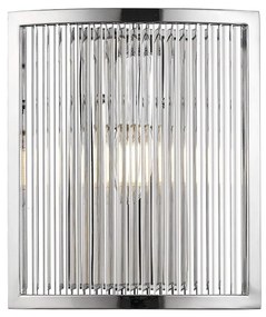 Zuma Line Luxusní nástěnné křišťálové svítidlo Sergio, 1xE14, š.20,5cm Barva: Chrom