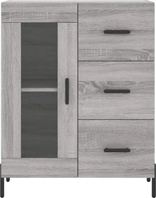 vidaXL Skříň highboard 69,5 x 34 x 180 cm kompozitní dřevo [3195969] Barva: kouřový dub