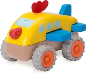 Wonderworld Dřevěné Mini letadlo kuře