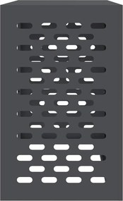 vidaXL Ochrana klimatizace Antracitová 110 x 50 x 80 cm