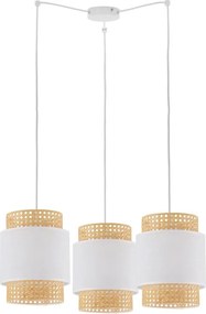 Skandinávské trojité závěsné svítidlo pavouk Boho White 6537 Tk Lighting