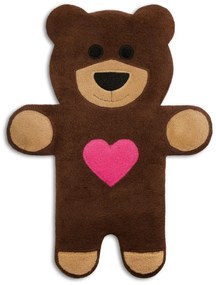 LESCHÍ Hřející polštářek Teddy 36x26cm hnědá