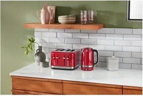 KitchenAid 5KMT4109EER červená / Toaster / 4tousty / nerez