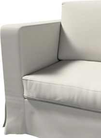 Potah na pohovku IKEA  Karlanda 3-místná nerozkládací, dlouhý barva šedá látka pletený vzor