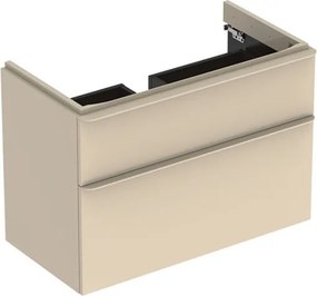 Geberit Smyle Square koupelnová skříňka pod umyvadlo 88,4x62x47 cm šedá 500.354.JL.1
