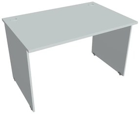 Stůl pracovní rovný 120 cm - Hobis Gate GS 1200 Dekor stolové desky: šedá, Dekor lamino podnože: šedá