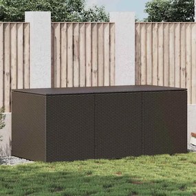 vidaXL Marketos Zahradní úložný box polyratan 180 x 90 x 70 cm hnědý