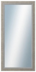 DANTIK - Zarámované zrcadlo - rozměr s rámem cca 50x100 cm z lišty AMALFI šedá (3113)