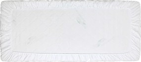 Nepropustné prostěradlo s nápletem bílé Velikost: 60 x 120