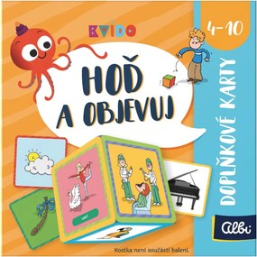 ALBI Kvído - Hoď a objevuj - karty