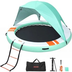 Nafukovací plovoucí dok VEVOR, 3,05 × 3,05 × 0,15 m