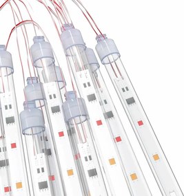 Padající světla 20 ks 30 cm barevná 480 LED dovnitř i ven 328557