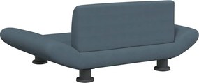 Pelíšek pro psy tmavě šedý 70 x 45 x 28 cm textil 171997