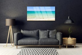 Obraz na skle Moře Krajina 125x50 cm