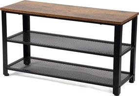 Černý ocelový botník 80x45x30 cm Arne – Bonami Essentials