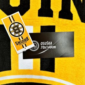 Bavlněná osuška Boston Bruins Prestige - 100% bavlna - 70 x 140 cm