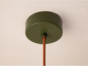 Kovové závěsné svítidlo v cihlové barvě ø 30 cm Ori – Micadoni