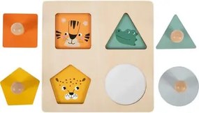 small foot Dřevěné Montessori puzzle