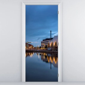 Fototapeta na dveře - Vodní kanál - Göteborg (95x205cm)