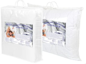 Přikrývka Luxus Plus 140x200cm celoroční 850g + polštář Luxus plus 900g zip