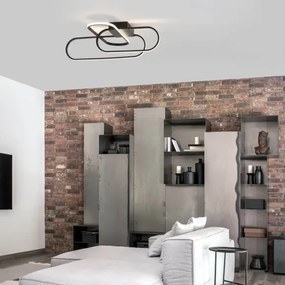 Stropní svítidlo LED se stmíváním Arte černé