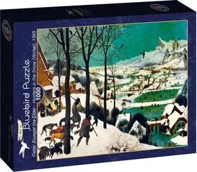 BLUEBIRD Puzzle Lovci ve sněhu (Zima) / 1000 dílků / od 14 let