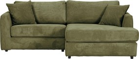 XXXLutz ROHOVÁ SEDAČKA, textil, olivově zelená Carryhome - Sedací soupravy - 001877076503